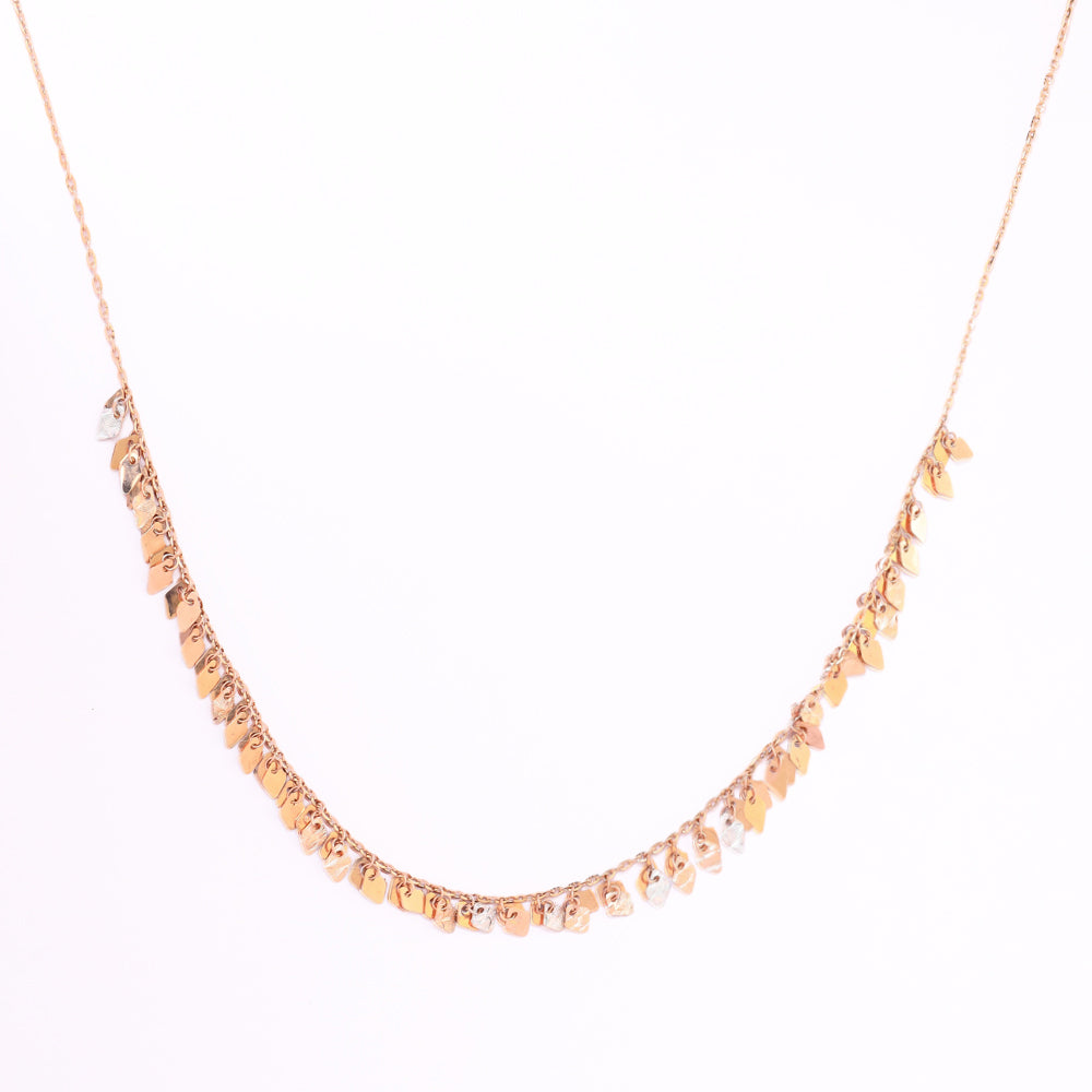 Buy Gleaming Cascade 18K Gold Necklace | Zaveri Bros